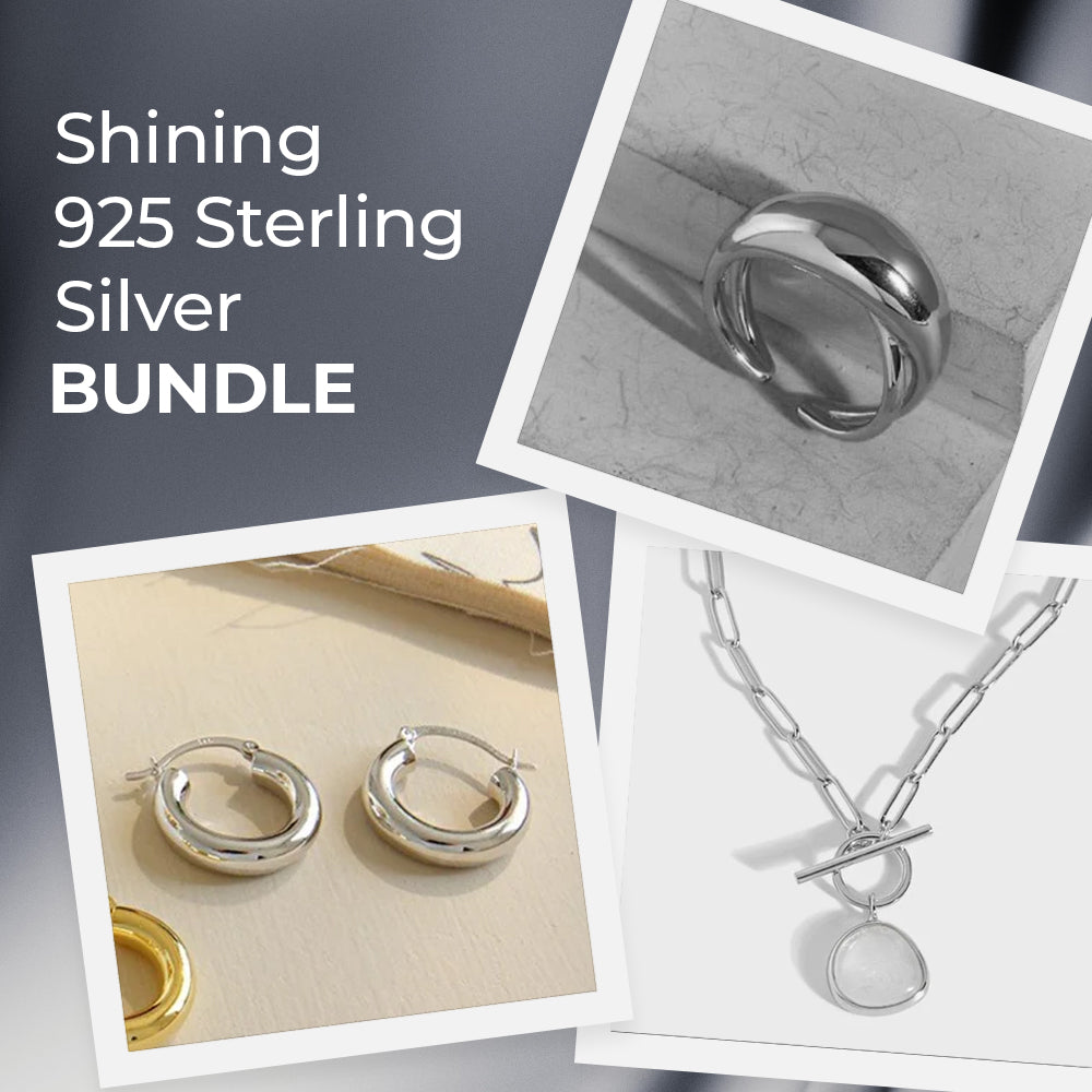 Shining 925 Sterling Silver Bundle